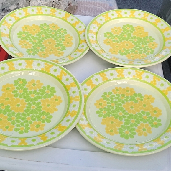 Franciscan | Dining | Vintage Franciscan Picnic Daisy Dinner Plates Set ...